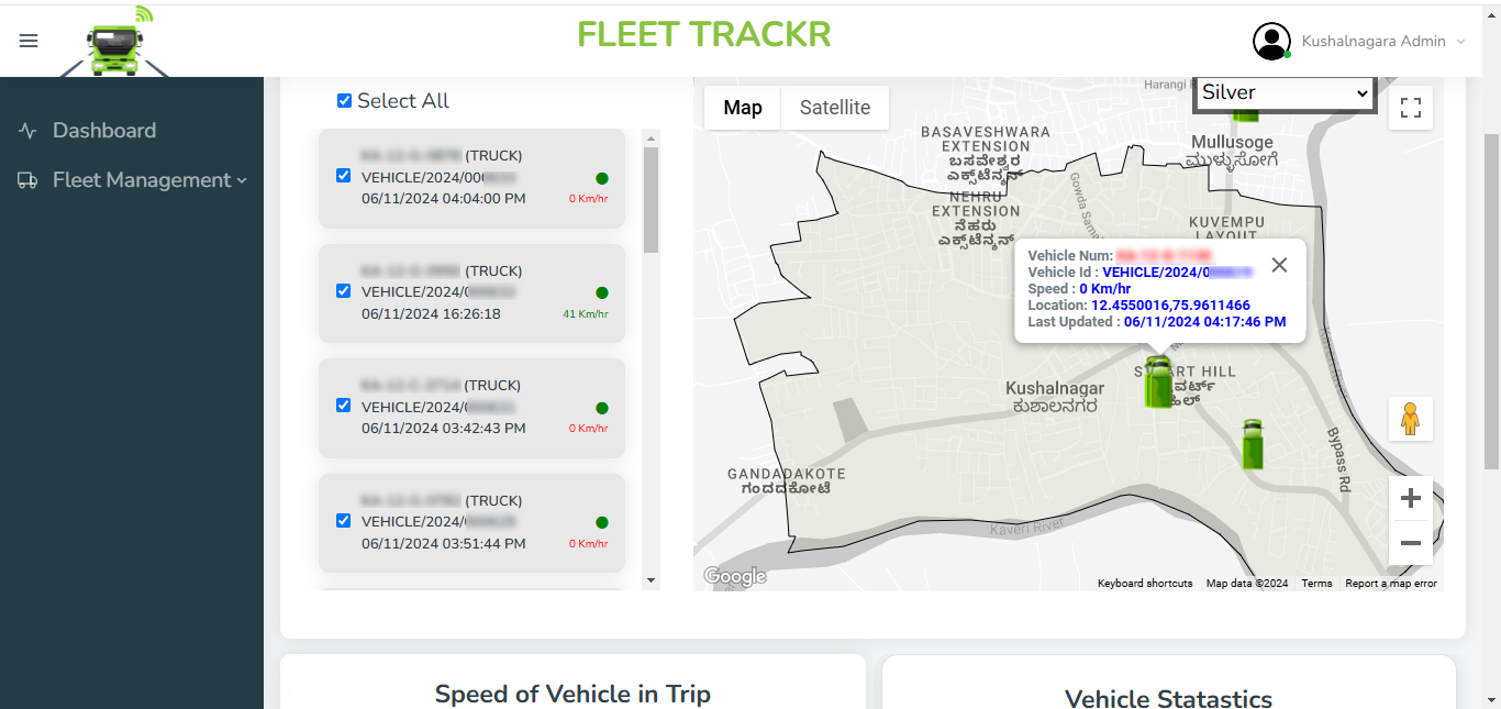 Smart Waste Fleet Management for Kushalnagar - Capulus Technologies Pvt Ltd
