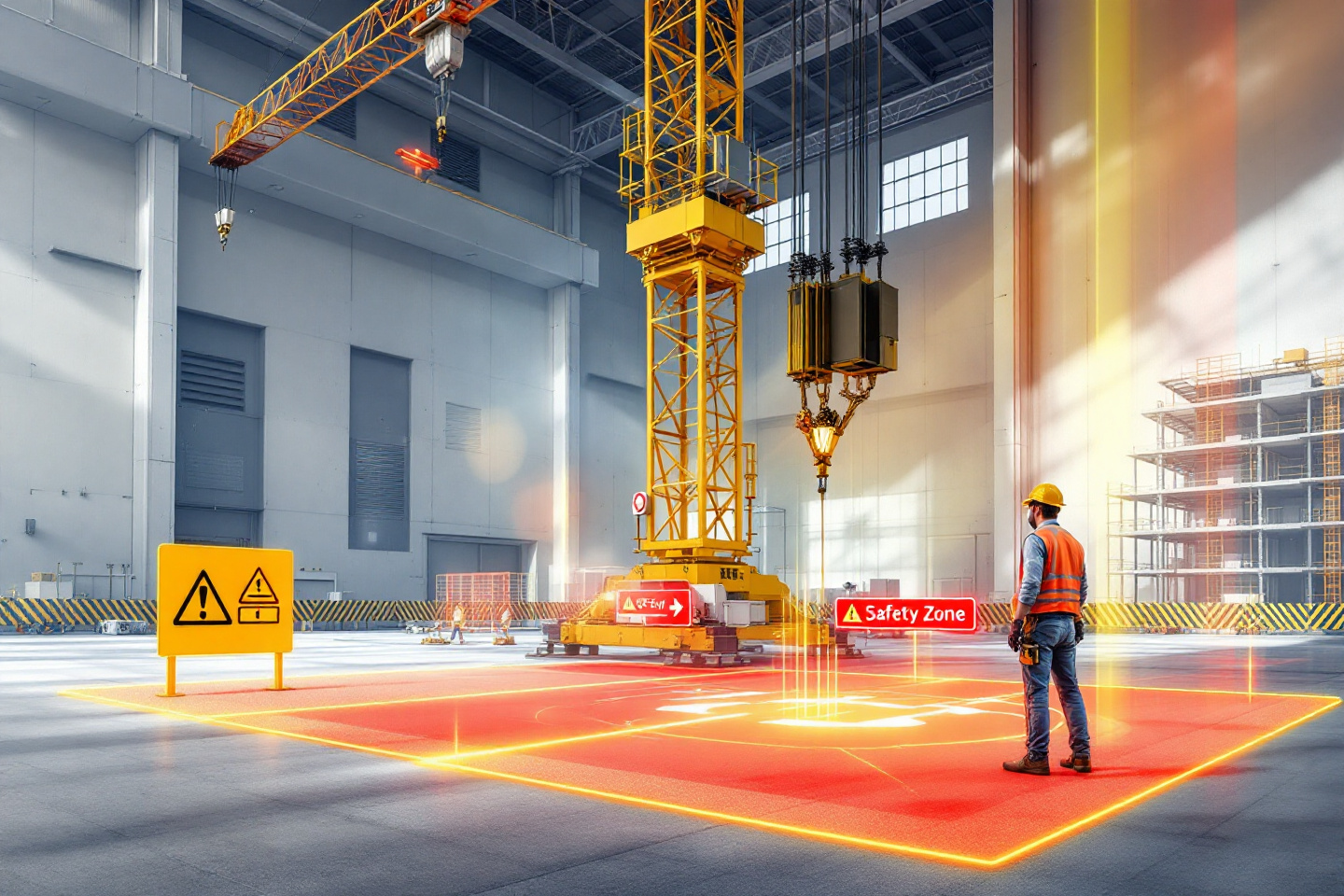 Crane Safety Area Detection - Capulus Technologies Pvt Ltd