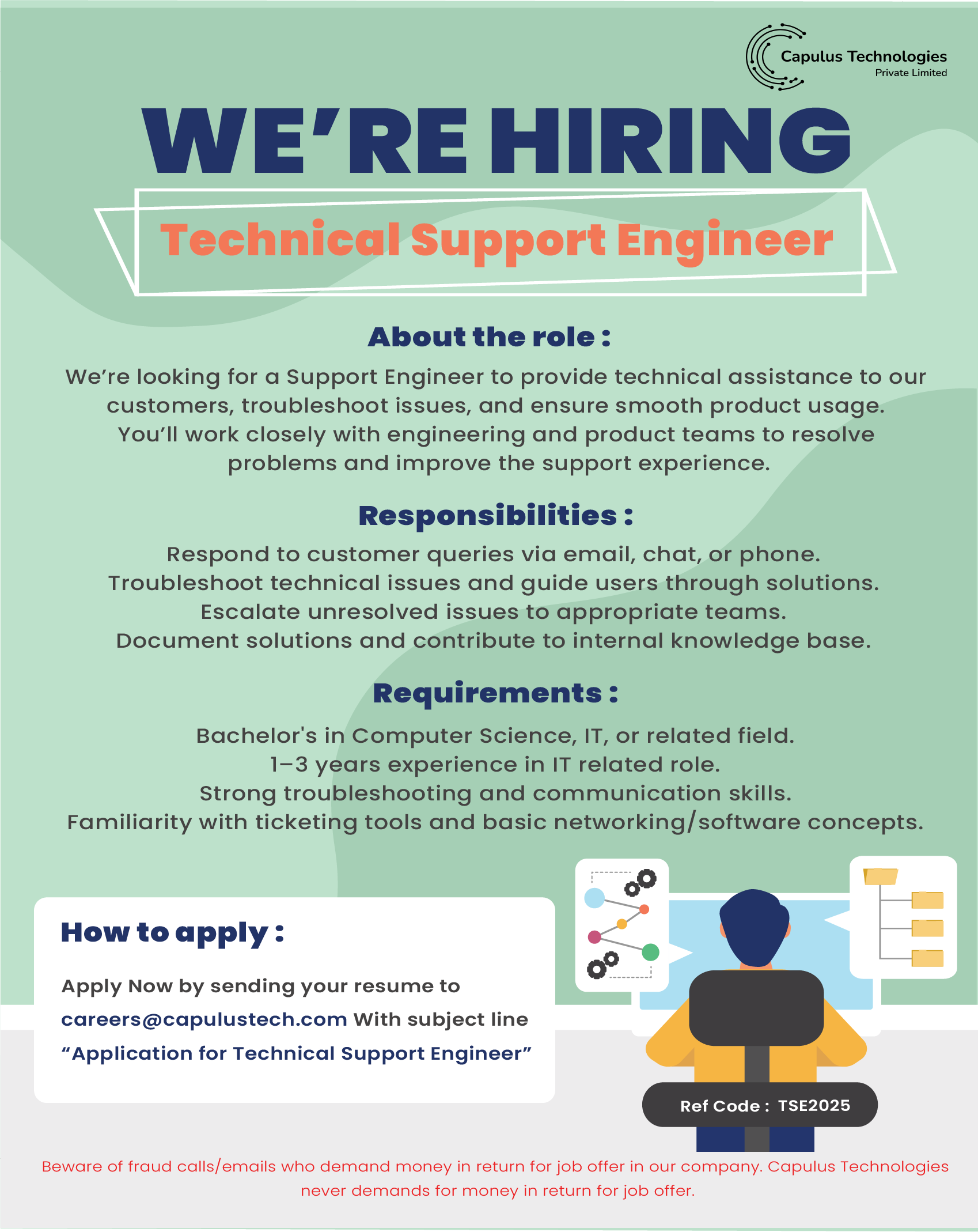 Careers - Capulus Technologies Pvt Ltd