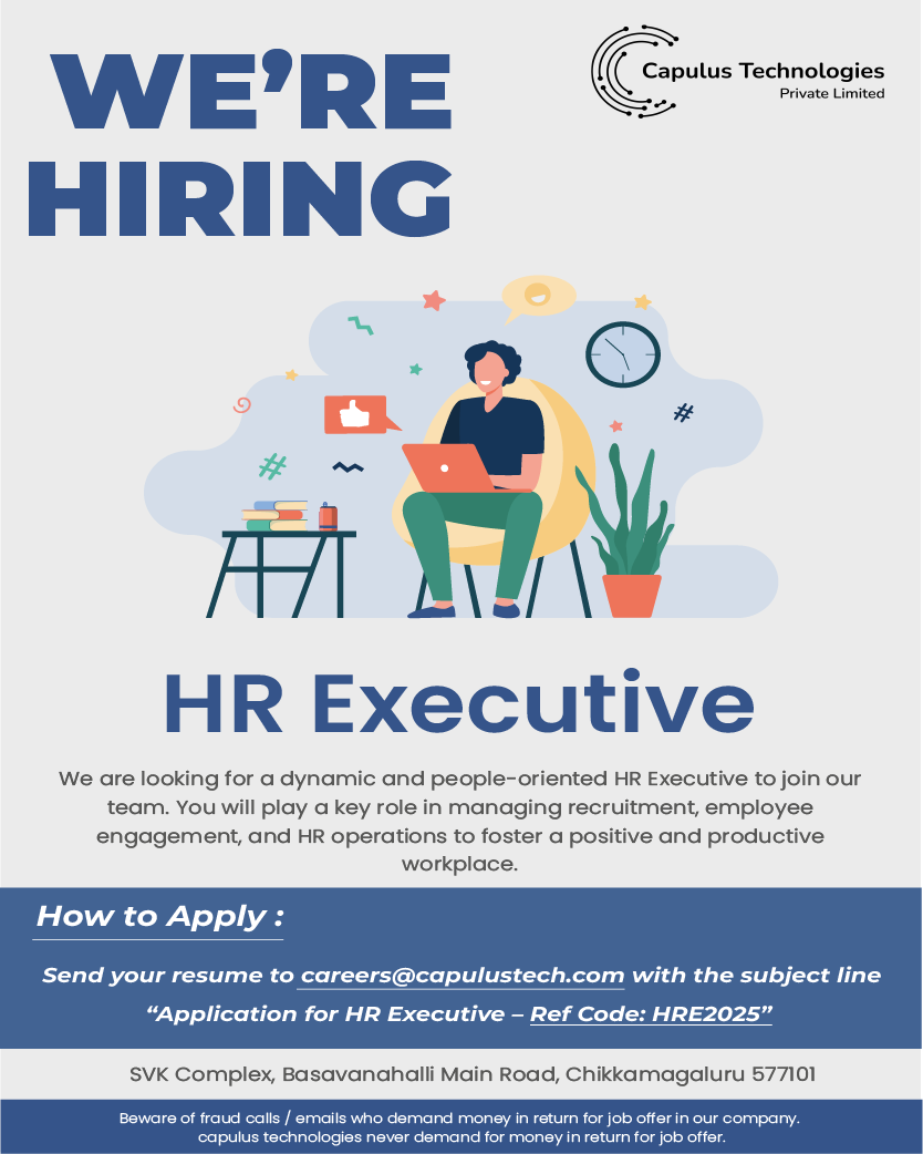 Careers - Capulus Technologies Pvt Ltd